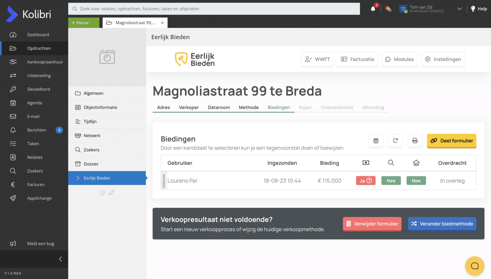 Eerlijk Bieden - Kolibri